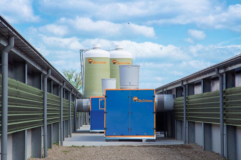 Effective air cleaning on farms | Air scrubbers - Big Dutchman